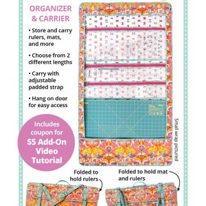 RULER WRAP Sewing Pattern for an Organizer and Carrier for - Etsy