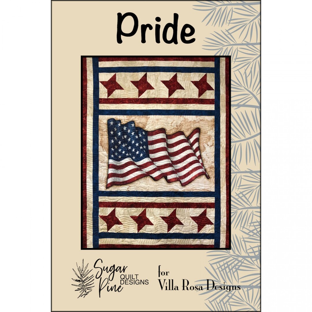 PRIDE Quilt Panel Pattern Card From Villa Rosa Designs ~ Lap and Bed ...