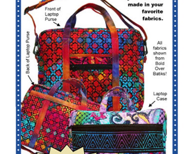 Laptop Computer Carriers ~ Sewing Pattern for a Laptop Case or a Laptop ...