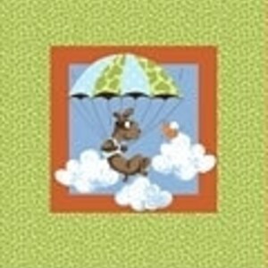 ZIG, the Flying Ace Dog 100% Cotton Fabric Pillow PANEL 15 X 44 by ...