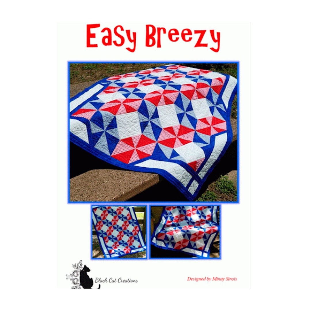 Easy Breezy Quilt Pattern From Black Cat Creations - Etsy