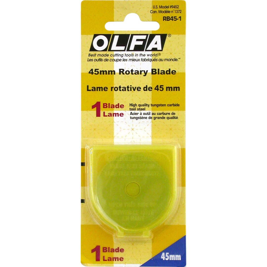 OLFA Rotary Cutter Replacement Blades ~ Sizes 18mm, 28mm, 45mm, 60mm ...