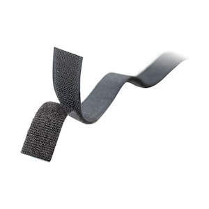 VELCRO® Sew on Soft and Flexible 30"x5/8" White or Black; Sleek & Thin ...