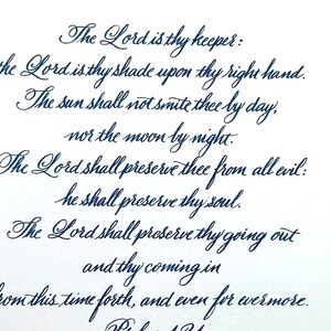 Psalm 121/beautiful Psalm of Hope/psalm 121/kjv/print of Hand Lettered ...