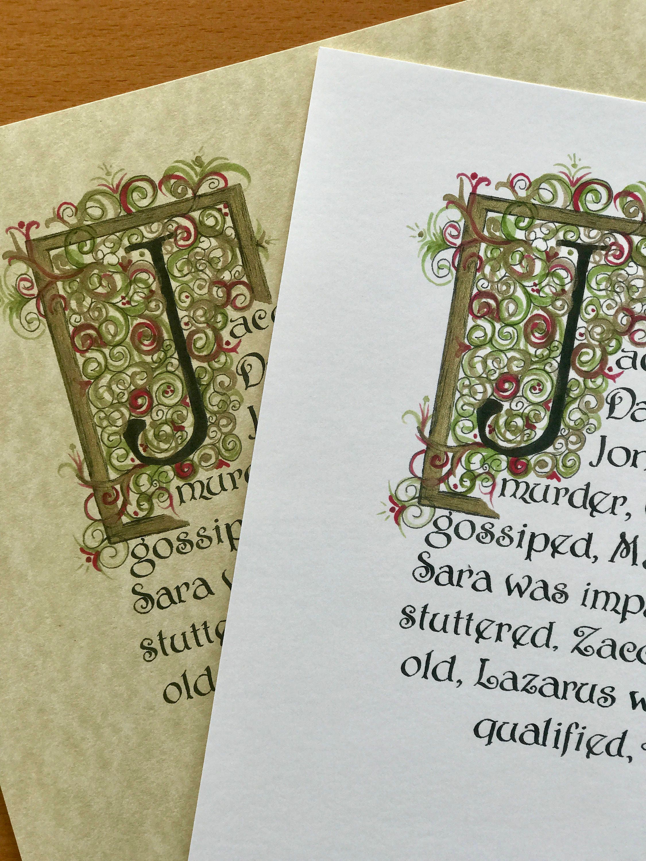 Jacob cheated/Lets Get Real/God Bless You/Calligraphy Gift | Etsy