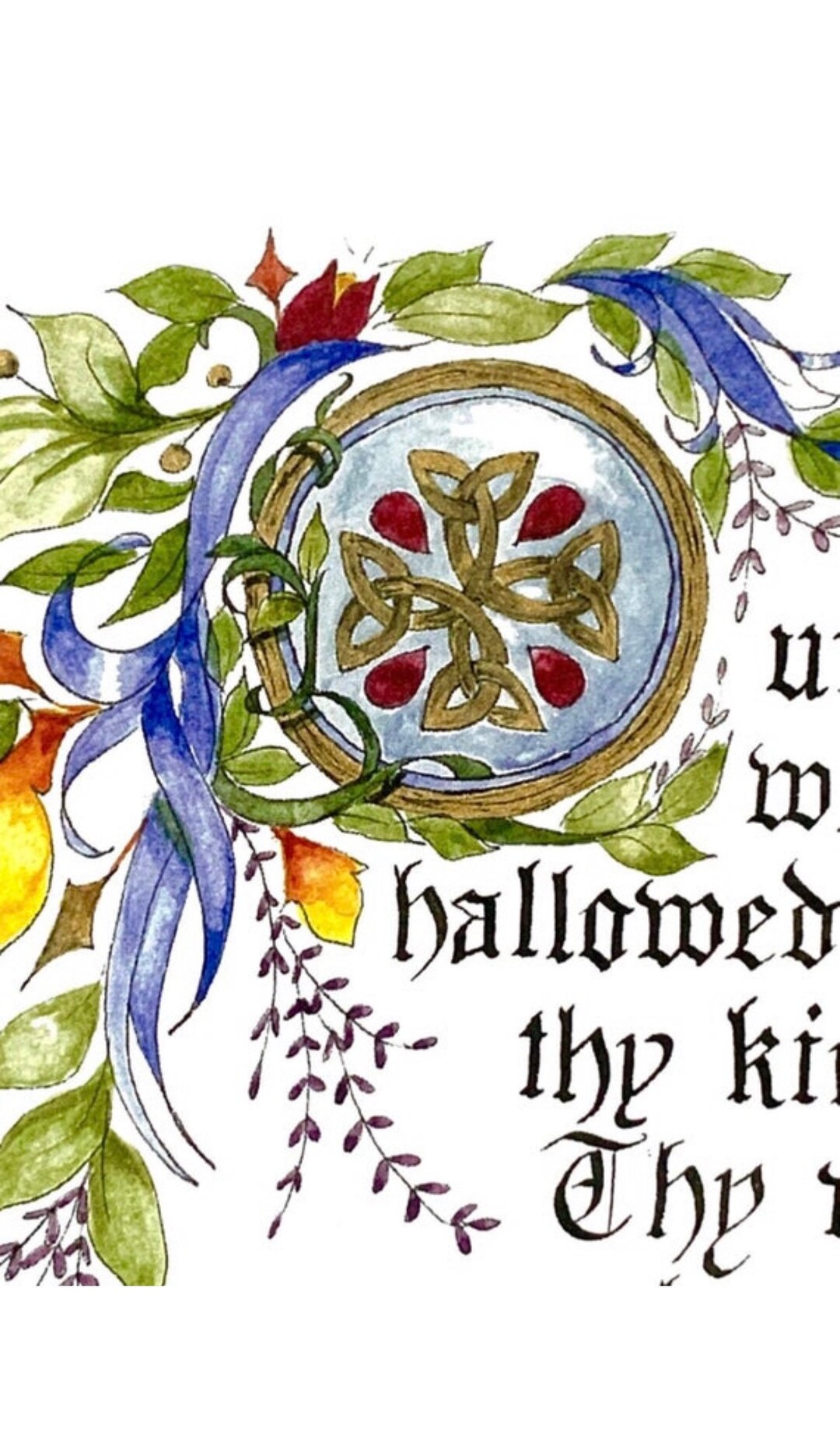 The Lord's Prayer/infinity Knot/celtic Knot/our Father/old World ...