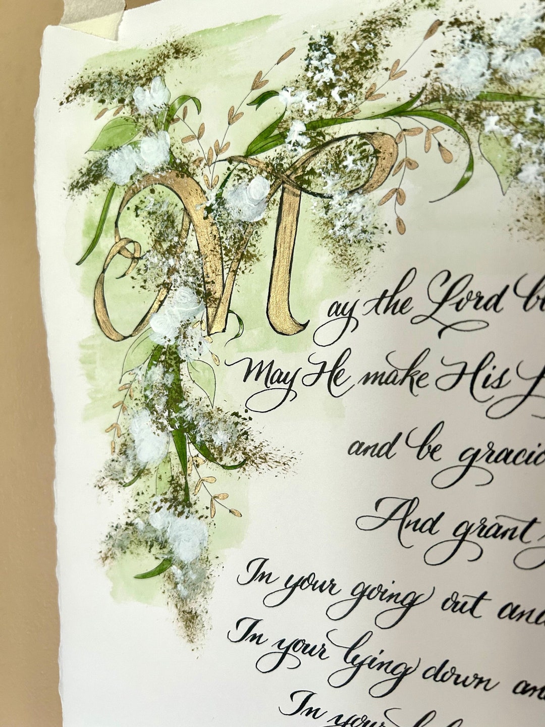 The Blessing/personized/gift for Bride/wedding Gift/wedding Flowers ...