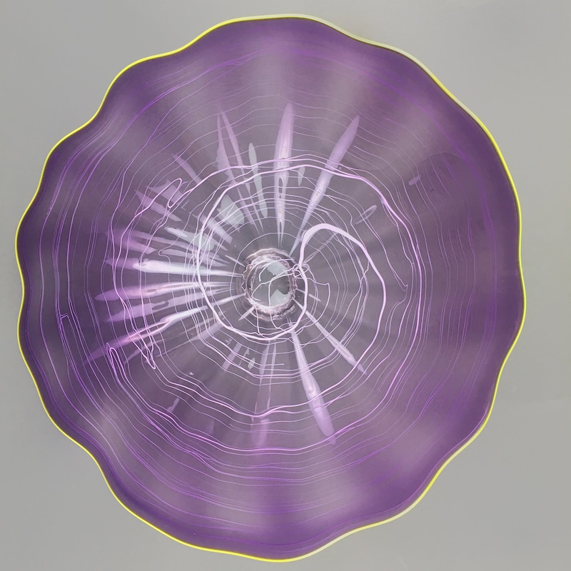 Blown Glass Plates Wall - Etsy