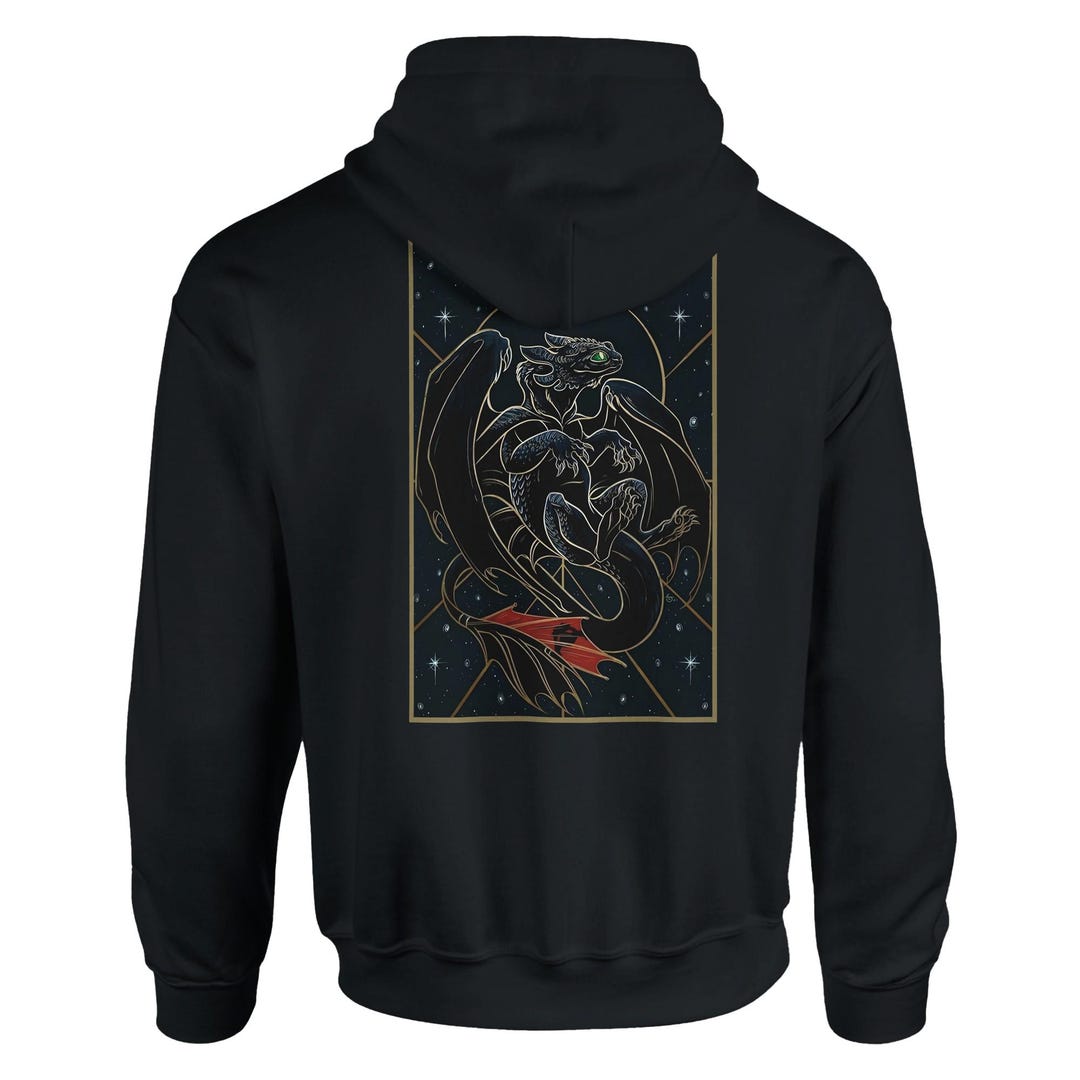 Arcane Toothless Arcana Themed Httyd Unisex Hoodie Cozy, Soft, and ...