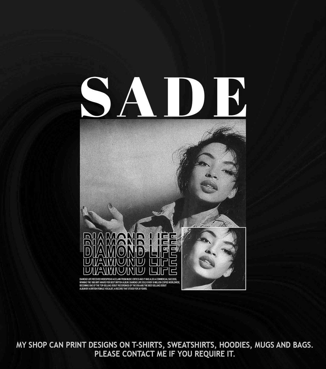 Sade Adu PNG, Sade Png Digital Download File Sublimation, Svg File, PNG ...