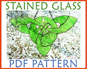 Trinity Knot Stained Glass Pattern - Etsy