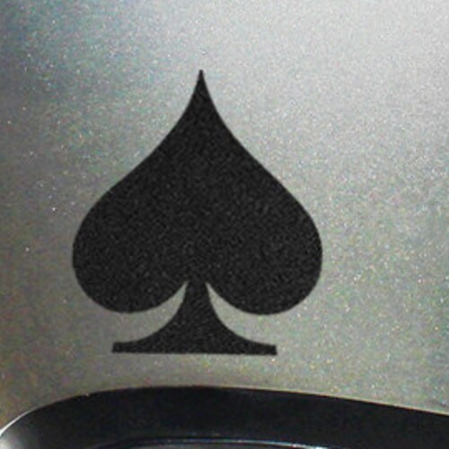 Spade Reflective Decal Spade Helmet Sticker Spade Motorcycle | Etsy