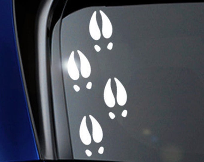 8 Deer Tracks Decal Set Eight Buck Hunting Stickers Kit Doe - Etsy