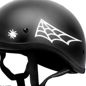 Spiderweb Reflective Decal Set, Spider Web Helmet Stickers, Spiderweb ...