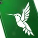 Hummingbird Vinyl Decal, Flying Humming Bird Car Window Sticker, Ruby ...