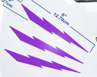 Lightning Helmet Decals Motorcycle - Etsy
