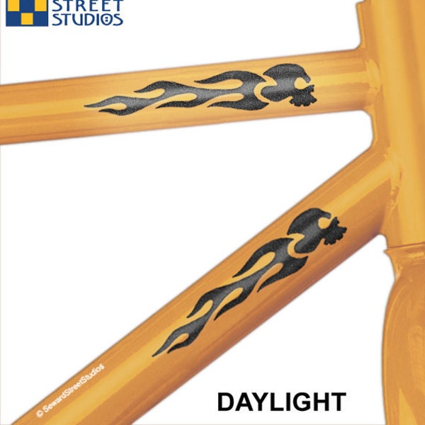 Flaming Skull Rc Decal - Etsy