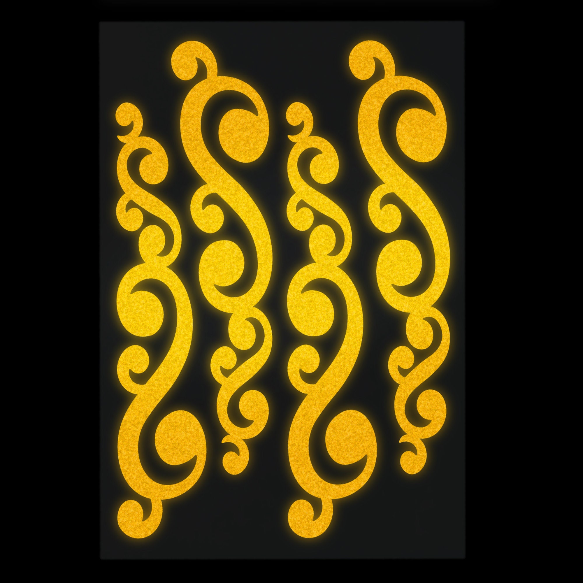 Gold Hard Hat Safety Stickers