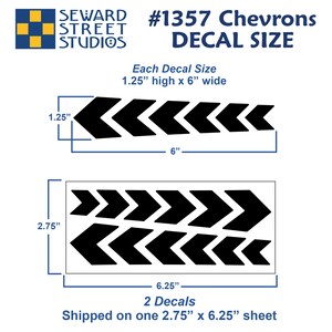 Set of 2 Reflective Chevron Decals, Racing Stripes Motorcycle Helmet ...