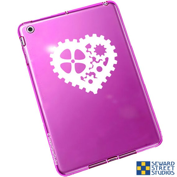 Steampunk Heart Decal Cog Heart Laptop Sticker Sprocket | Etsy
