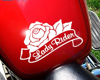Lady Rider Decal - Etsy