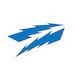 Set of 2 Lightning Bolt Decals, Motorcycle Helmet Sticker Kit, 3M ...