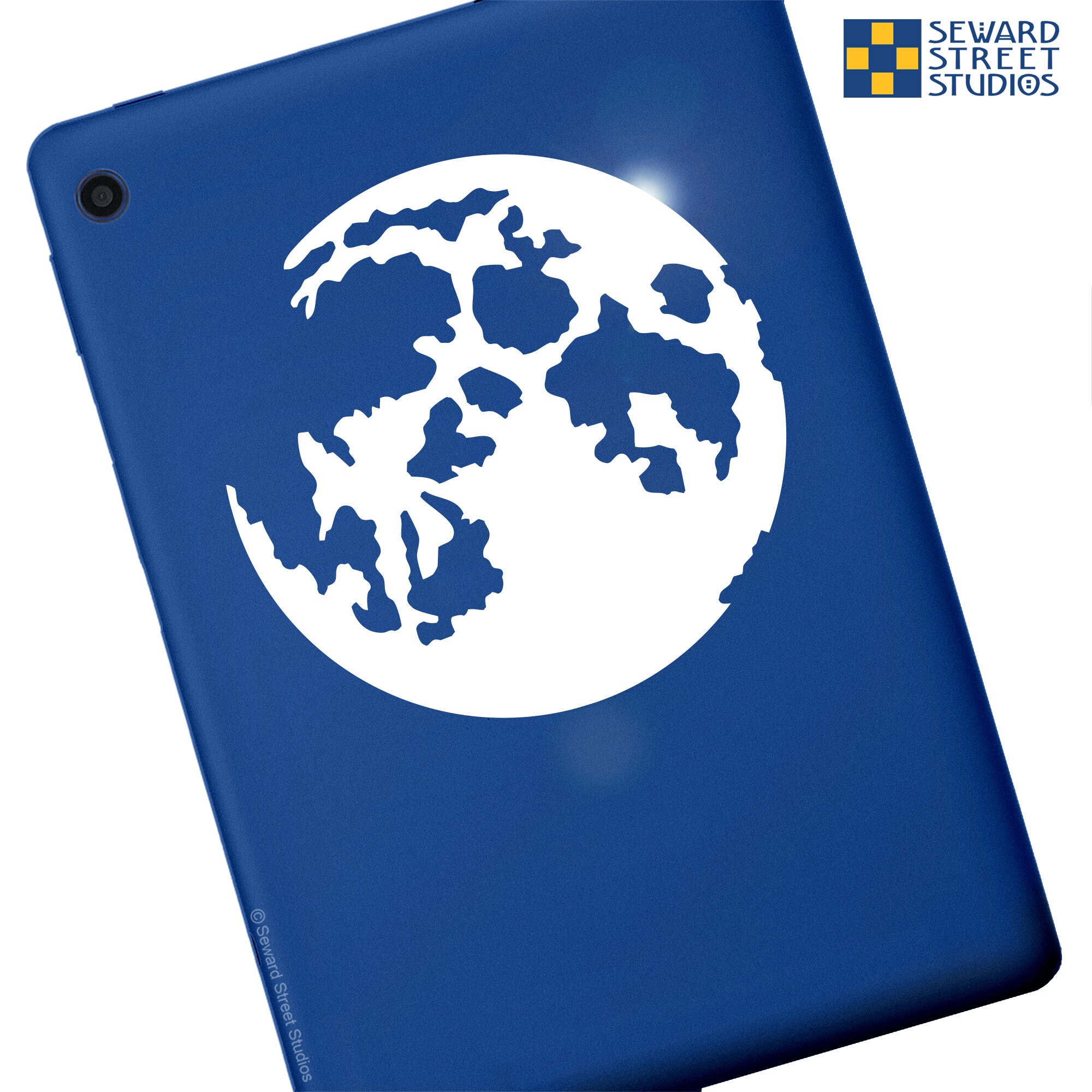 Reflective Full Moon Vinyl Decal Luna Window Sticker Full - Etsy