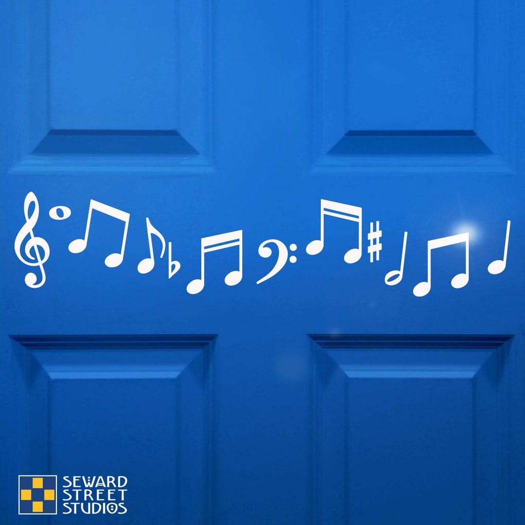 Musical Notes Decal Set Musician Symbols Car Stickers Kit - Etsy
