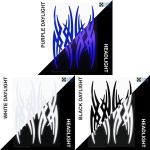 Tribal Reflective Decal Set, Thin Tribal Helmet Stickers Kit, Skinny ...