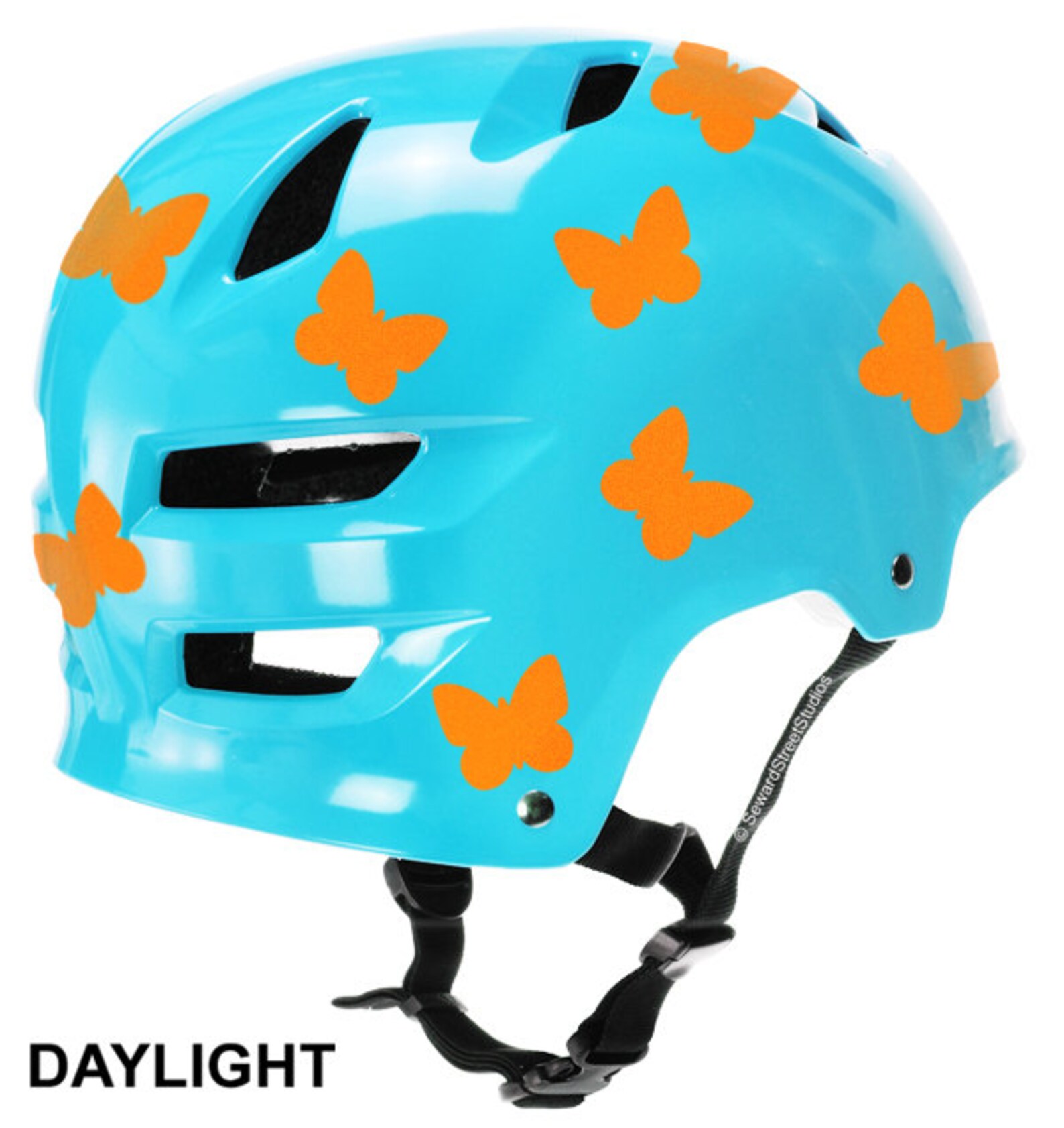 Reflective Butterfly Decals, Set of 15 Retro Reflective Butterfly Bike ...