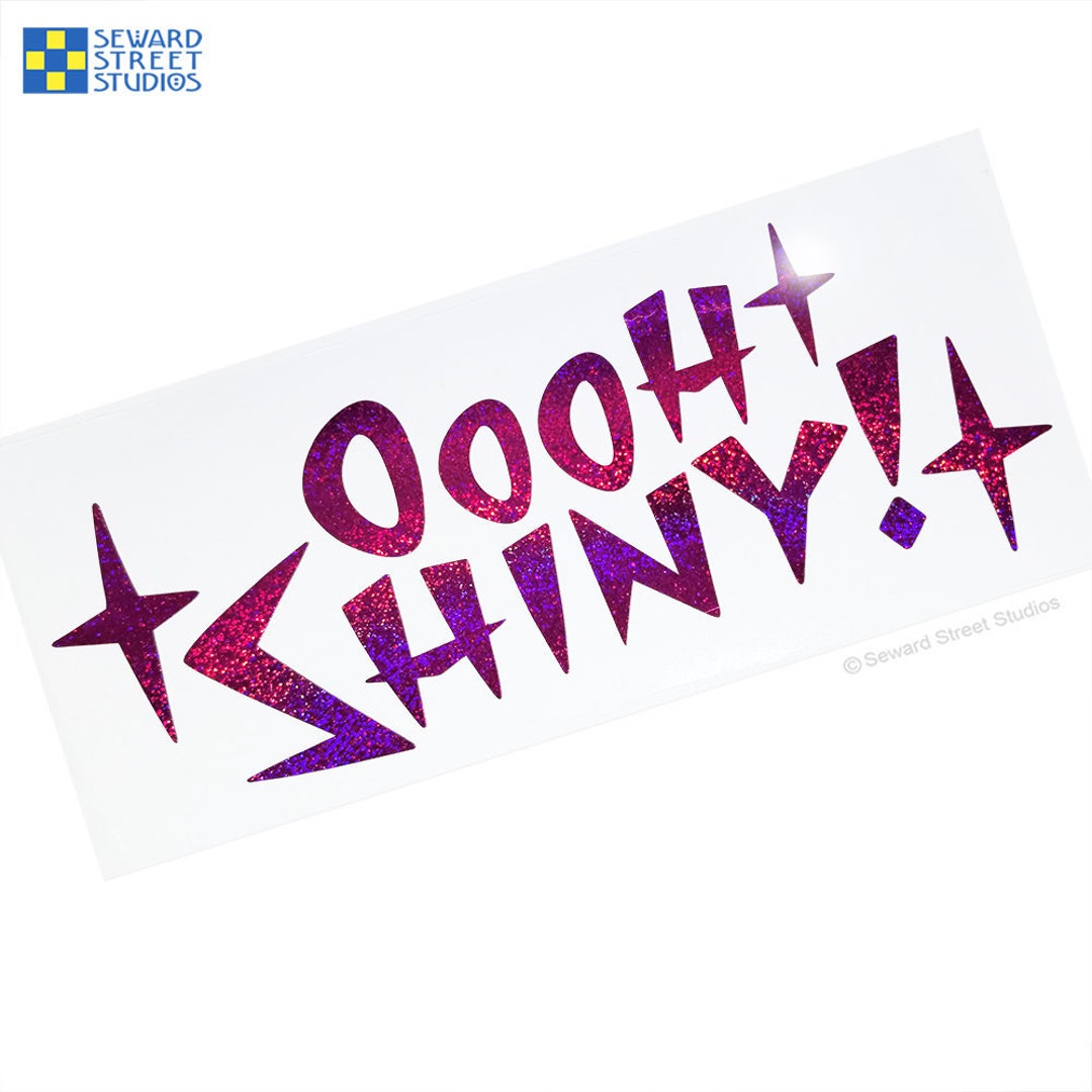 Oooh Shiny Decal, 50s Retro Style ADD ADHD Car Window Sticker, Space ...