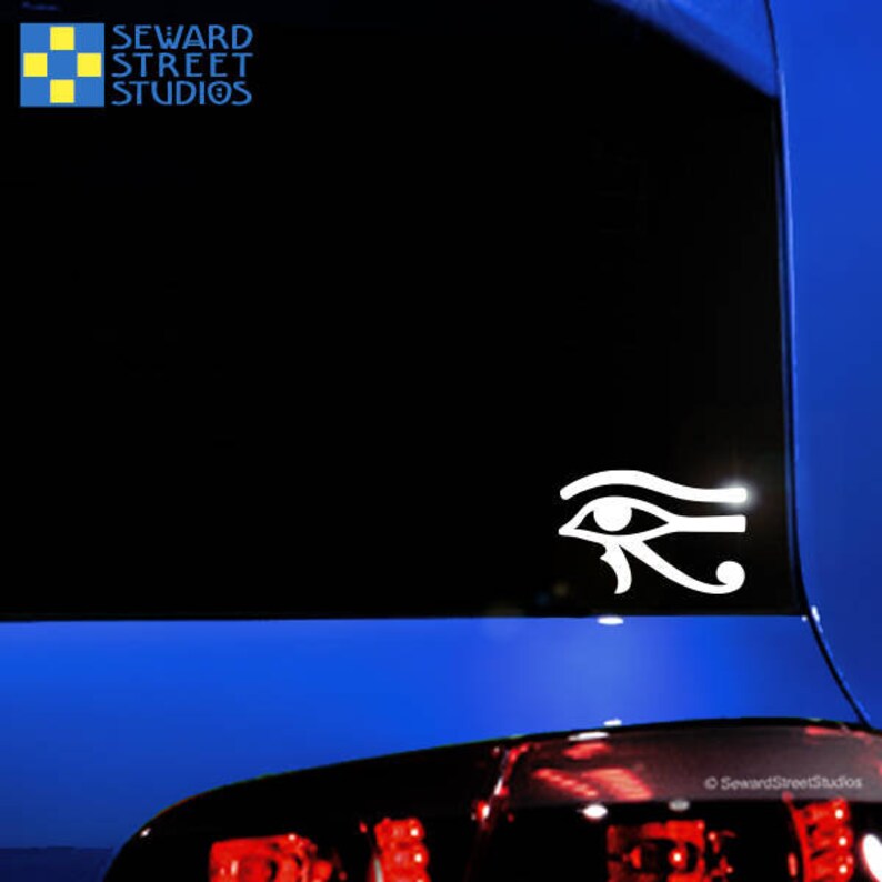 Eye Of Horus Decal Eye Of Horus Laptop Sticker Egyptian Etsy