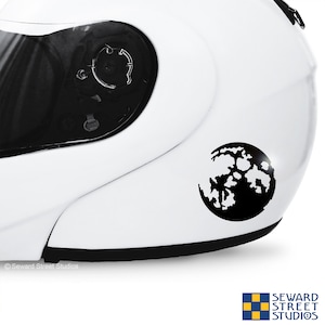 Reflective Full Moon Vinyl Decal Luna Window Sticker Full - Etsy