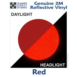 Reflective Red Vintage Swirls Decal Set, Retro Vine Pinstripe Bike ...