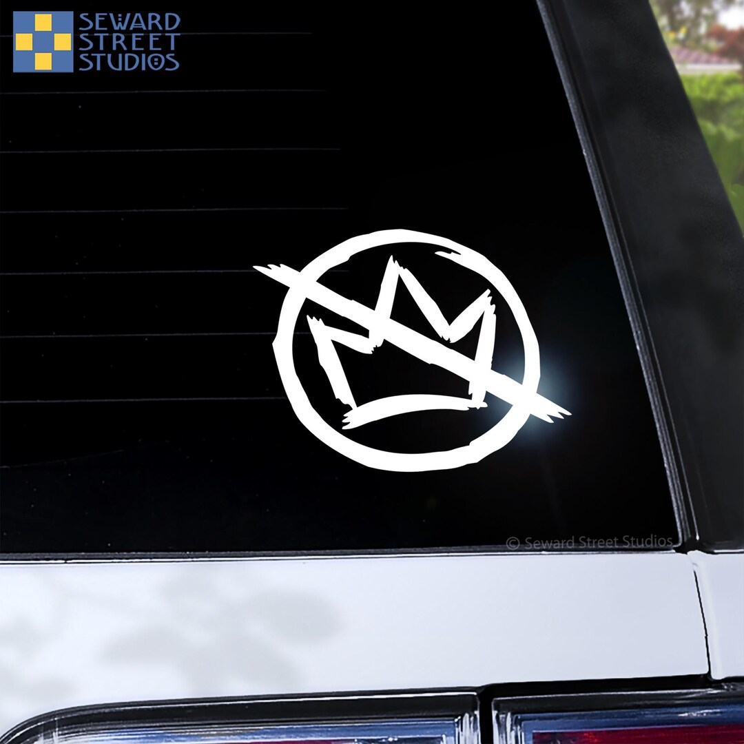 No Kings Decal, Nokings Symbol Sticker, Anti Fascist Resistance ...