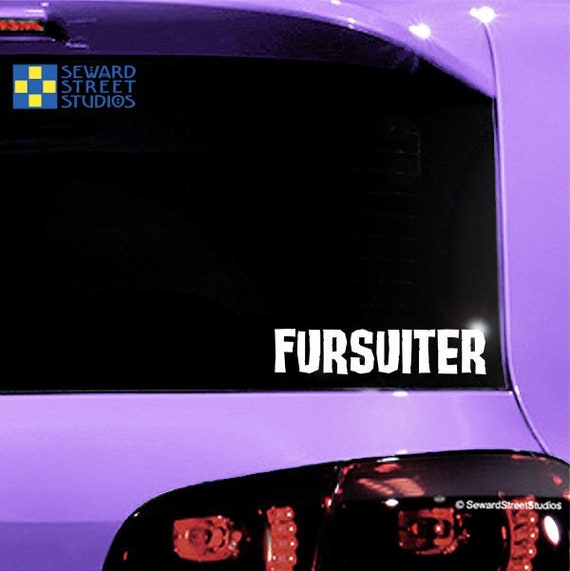 Fursuiter Decal Fursuiter Window Sticker Fursuiter Laptop | Etsy