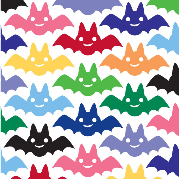 Cute Bat Decal Happy Bat Car Window Sticker Flying Bat - Etsy