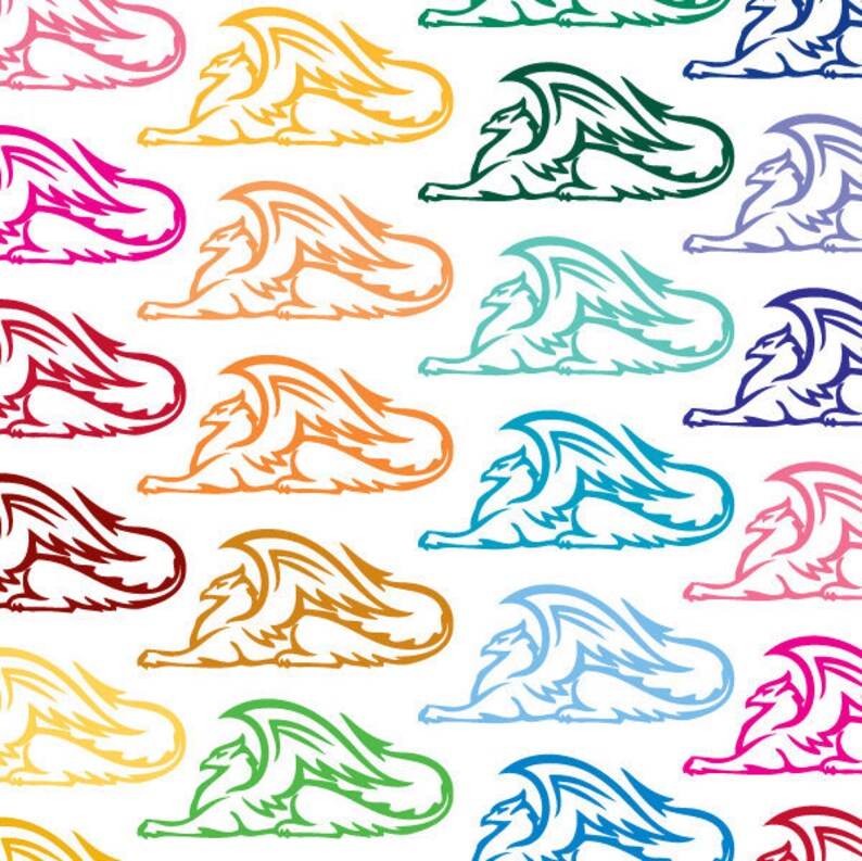 Resting Griffin Vinyl Decal Griffon Car Window Sticker - Etsy