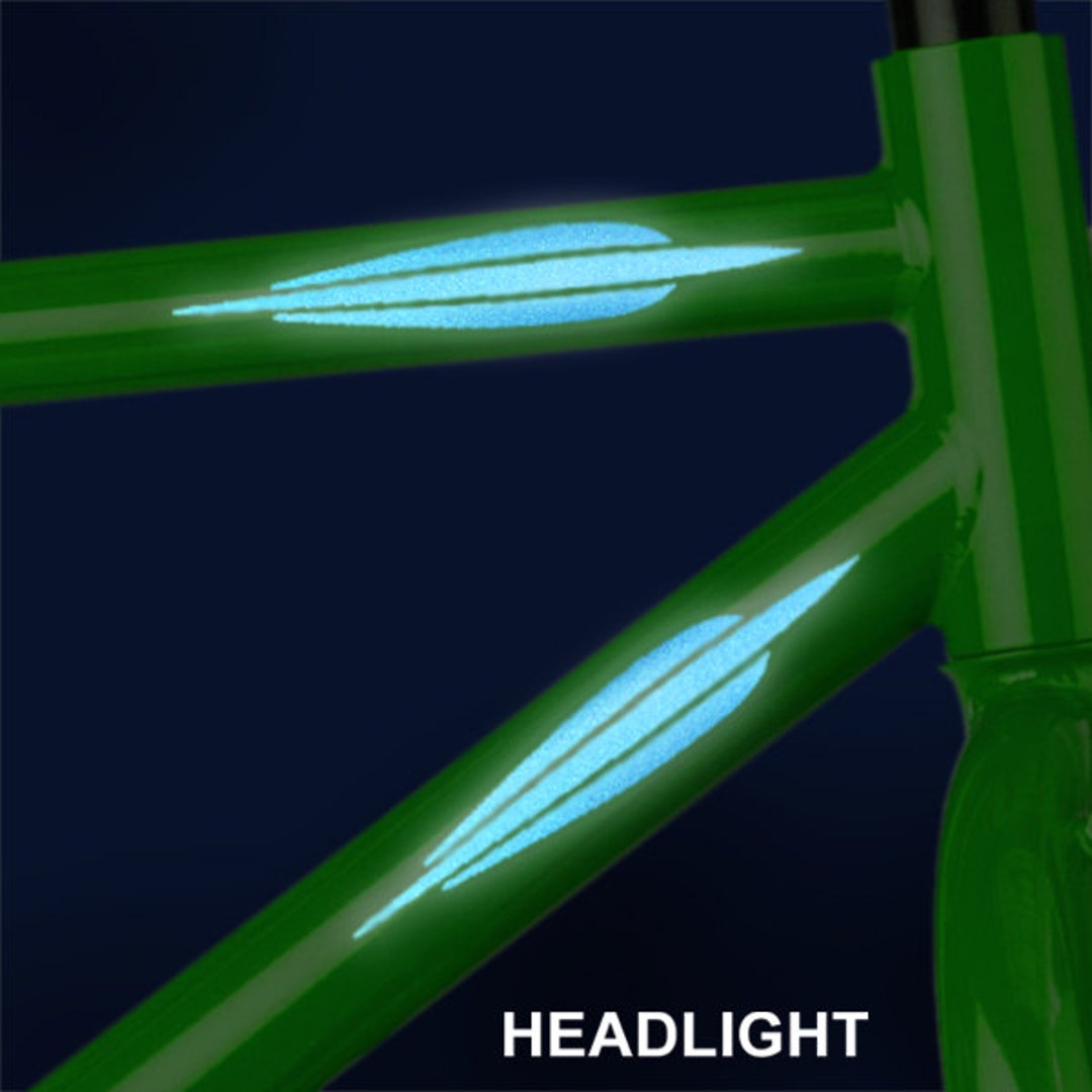 Art Deco Reflective Vinyl Decal Set, Retro Streamline Motorcycle Helmet ...