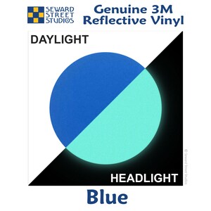 6 Blue Lightning Bolts Reflective Decal Set, Six Lightning Bike Frame ...