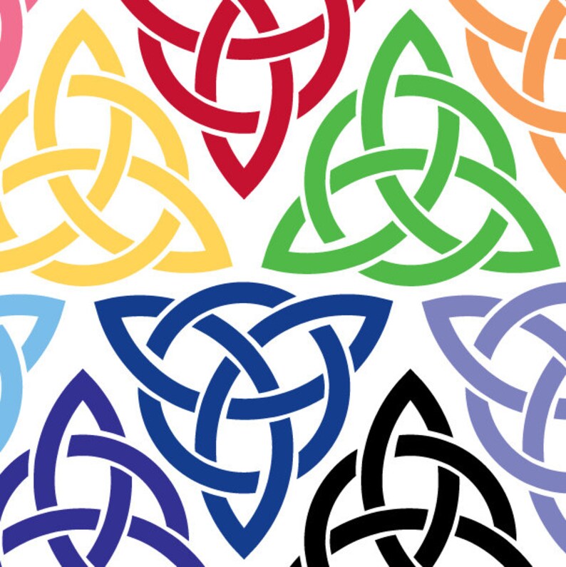 Triquetra Decal Trinity Knot Window Sticker Celtic Knotwork | Etsy