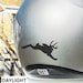Jackalope Reflective Decal, Mythological Jackrabbit Bike Sticker ...