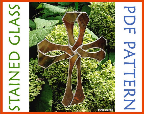 Celtic Cross Stained Glass Pattern Celtic Cross With A Twist