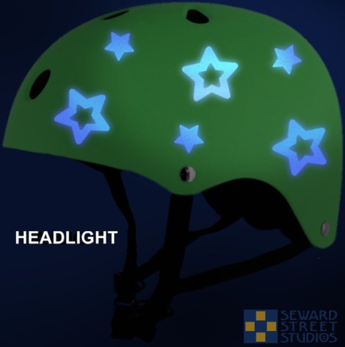Stars Reflective Decals Set Stars Motorcycle Helmet Stickers | Etsy
