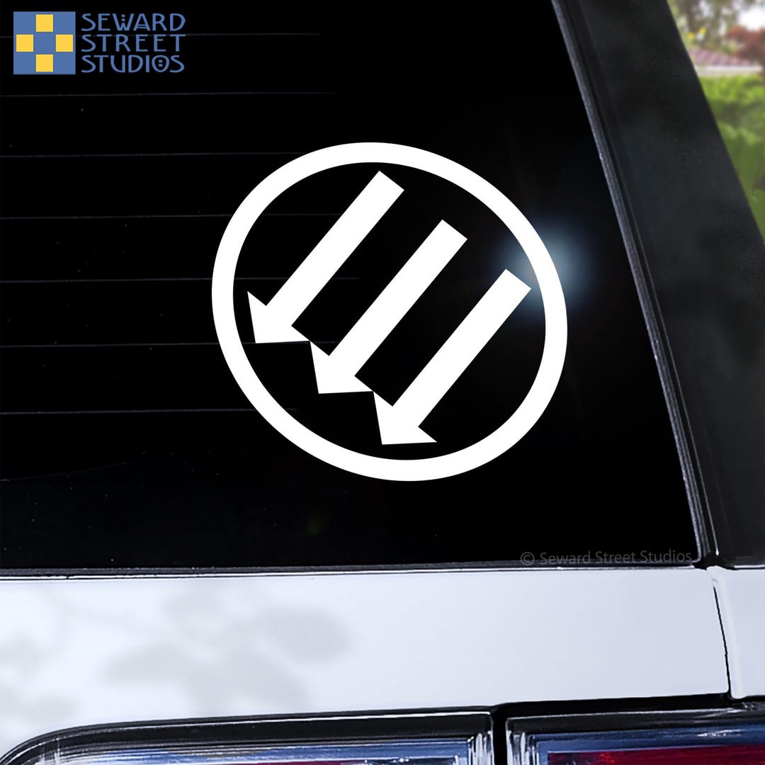 Three Arrows Decal, Drei Pfile Sticker, Iron Front Social Democratic ...