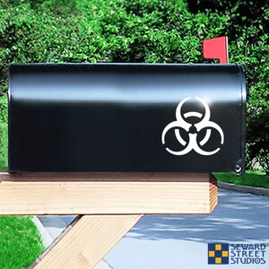 Biohazard Symbol Decal, Biohazard Helmet Sticker, Biohazard Symbol ...