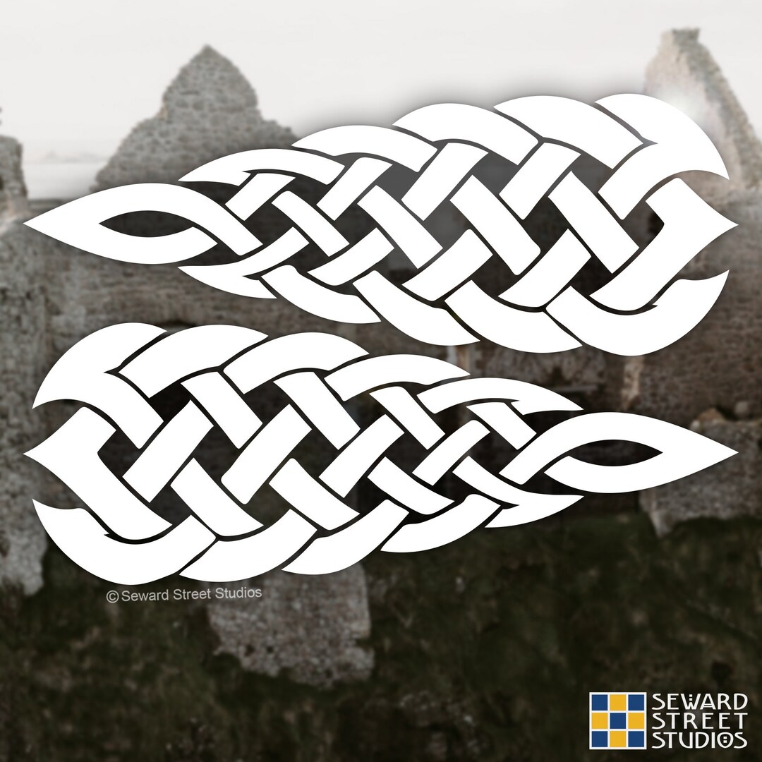 Celtic Knotwork Decal Set Irish Motorcycle Tank Stickers - Etsy