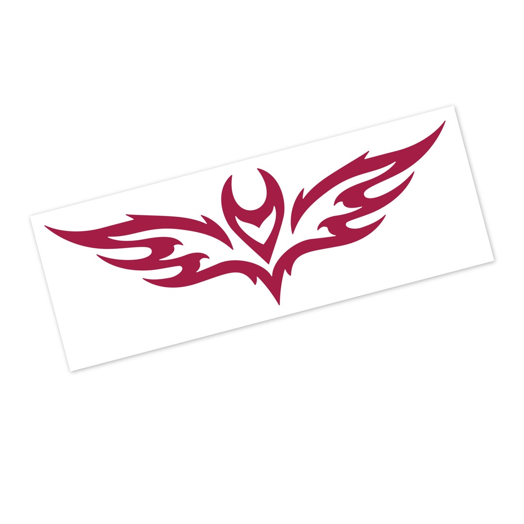 Tribal Bat Decal, Flame Bat Laptop Sticker, Tribal Bat Window Decal ...