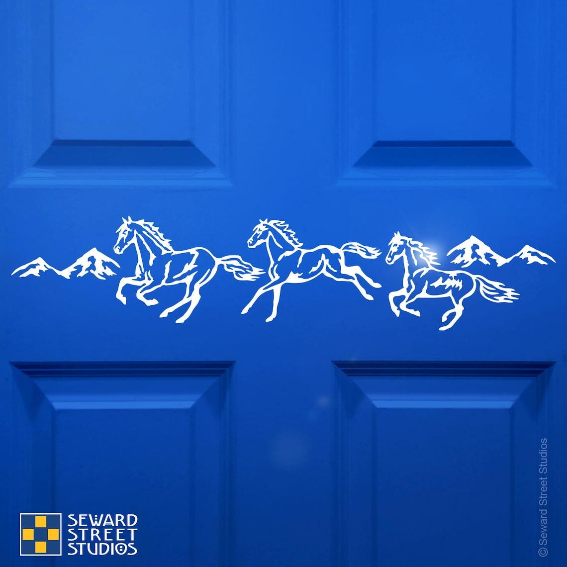 Running Horses Decal Set Horse Car Stickers Horses Window | Etsy