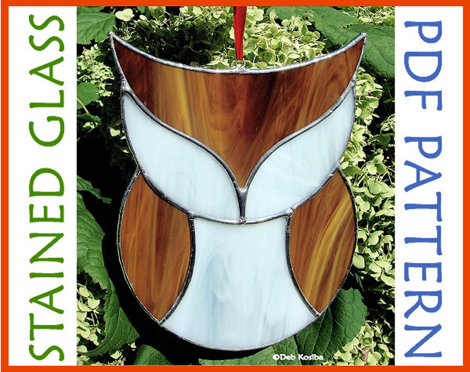 Easy Owl Stained Glass Pattern / Easy Stained Glass Pattern Owl / Owl ...